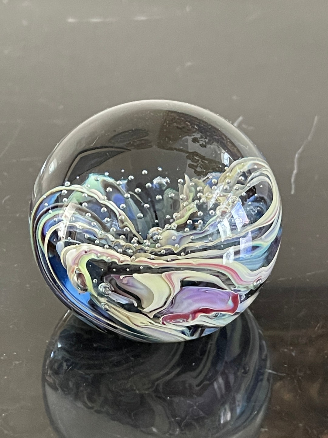 Vintage Milropa Studios 1978 Art Glass Paperweight Numbered SW567 - Etsy