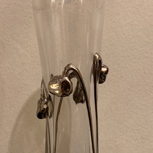 Vintage Wayne Filan Signed 1991 Platinum Overlay Glass Perfume Bottle ...