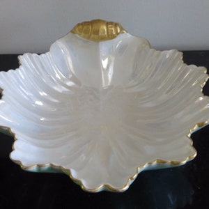 Antique Carlton Ware 1894-1926 Hand Painted Scalloped Shell Dish - Etsy