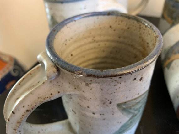Kitchen & Dining Home & Living Impressive Vintage set of 7 Stoneware ...