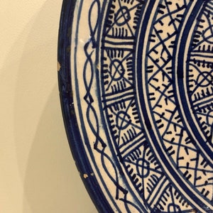 Antique Spanish Hispano-moresque 14" Pottery Wall Plate Bowl - Etsy