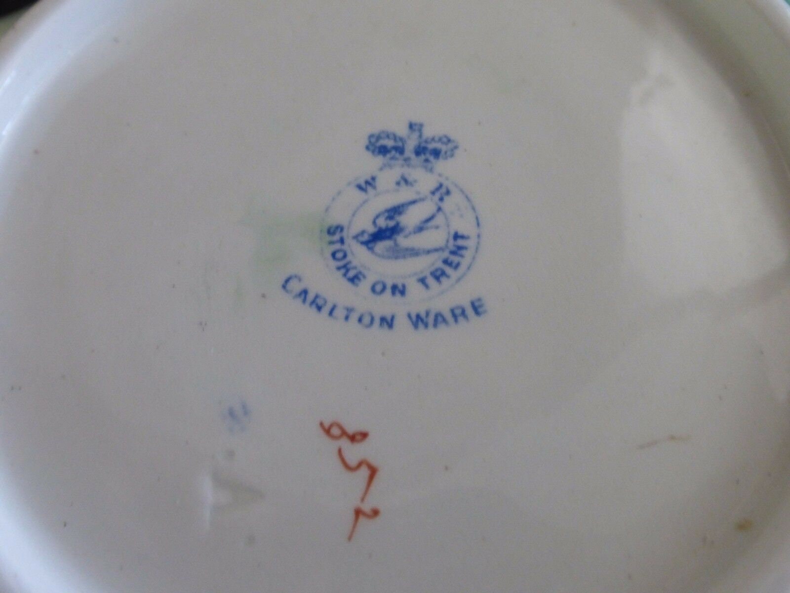 Antique Carlton Ware 1894-1926 Hand Painted Scalloped Shell | Etsy