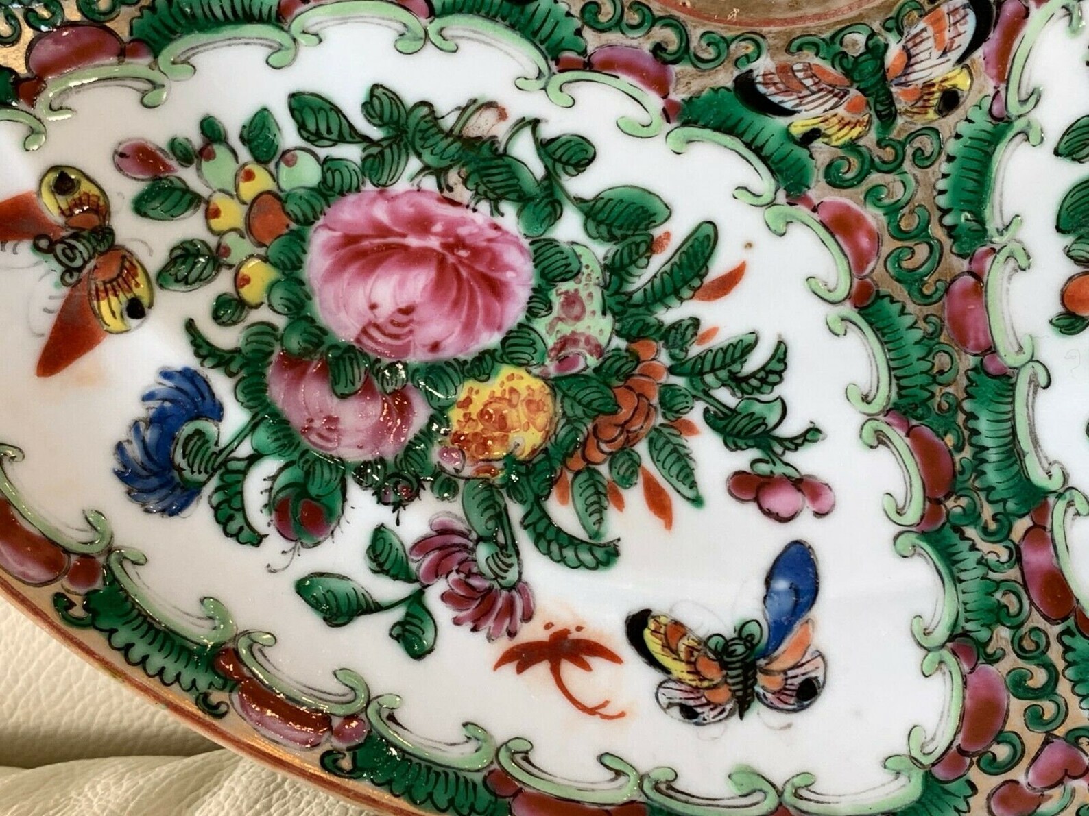 Chinese Export Famille Rose Canton Porcelain Rose Medallion | Etsy