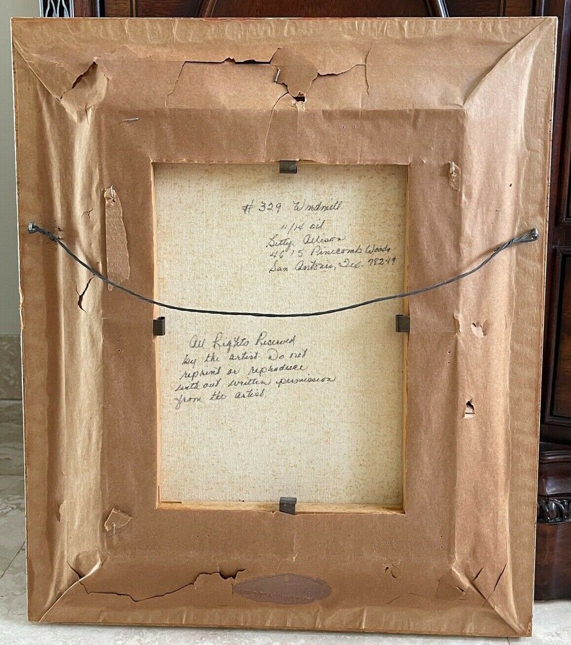 American Texas Artist Betty Allison Original 1977 Oil on - Etsy