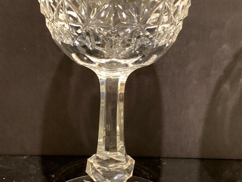 Baccarat Crystal Pasha Pattern Water Goblet Glasses 7 - Etsy