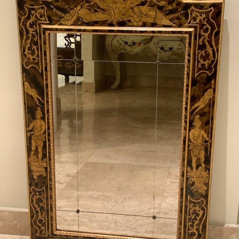 Antique Mirror Panel - Etsy
