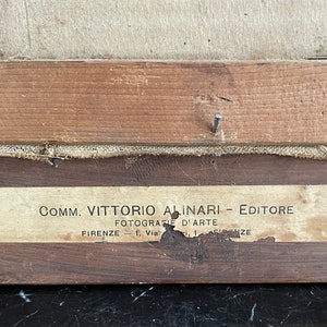 Antique Italian Vittorio Alinari Editore Fotografie D'arte Chromo ...