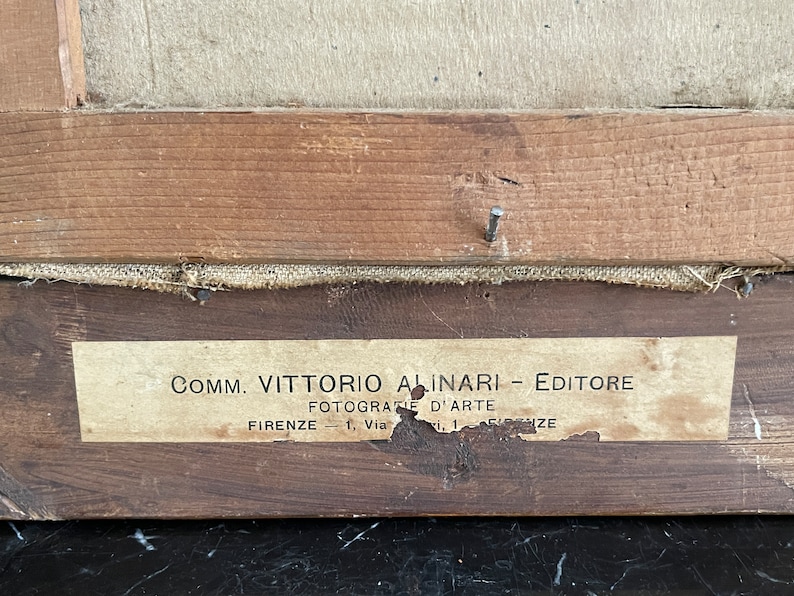 Antique Italian Vittorio Alinari Editore Fotografie D'arte Chromo ...