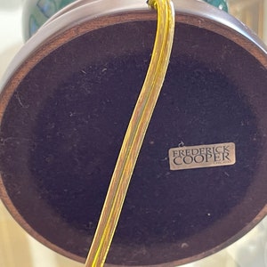 Vintage Frederick Copper Pair of Green Jade Oriental Design Pottery ...