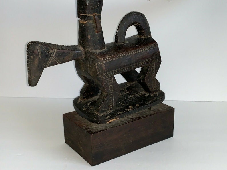 African Antique Bamana Mali Carved Wood Chiwara Sculpture - Etsy