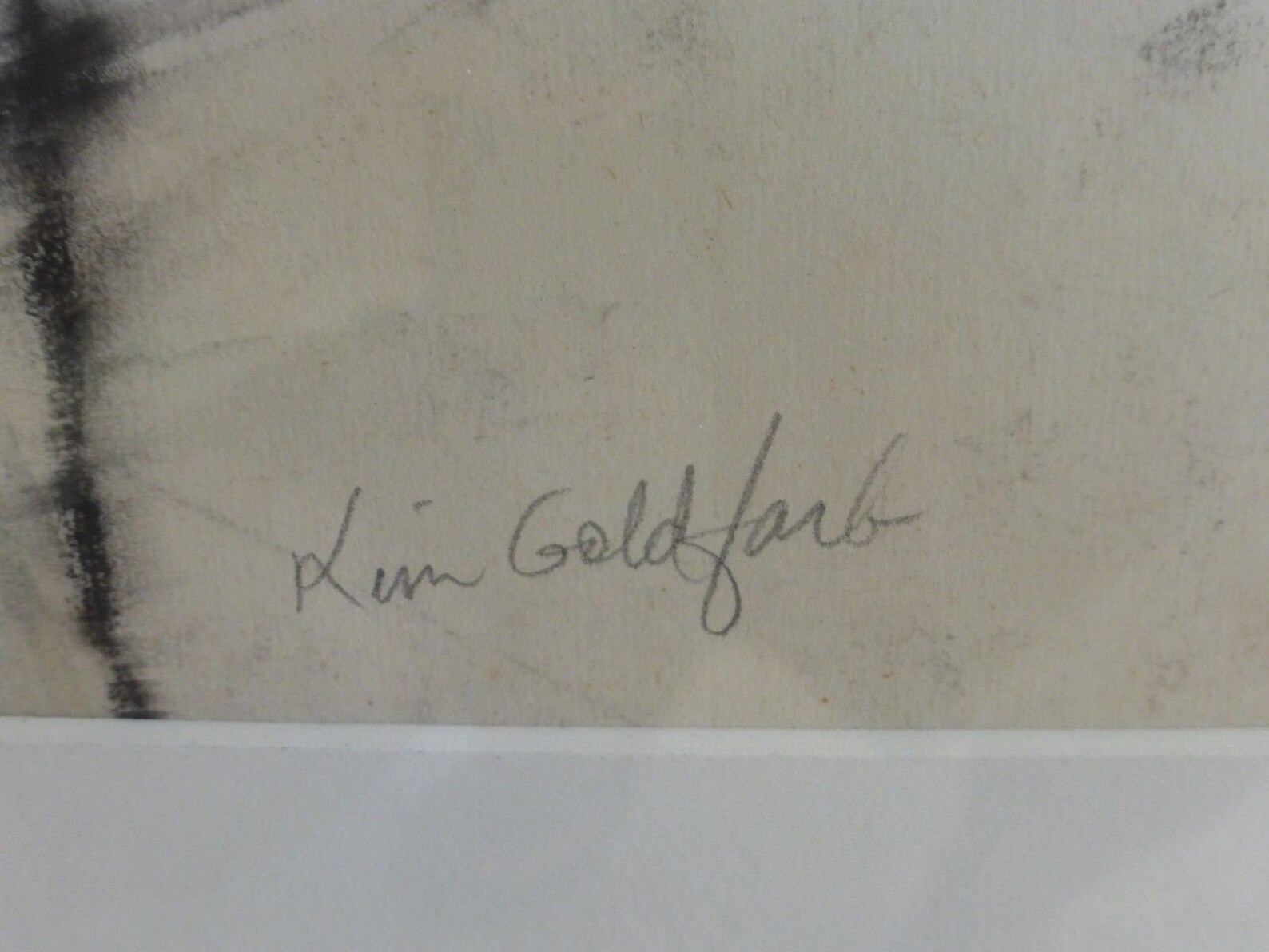 Listed American Artist Kim Goldfarb Signed Mixed Media - Etsy