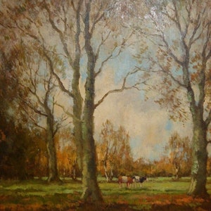 Listed Dutch Artist Willem Hendriks (1888 - 1966) Framed Oil Painting ...