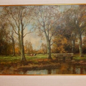 Listed Dutch Artist Willem Hendriks (1888 - 1966) Framed Oil Painting ...