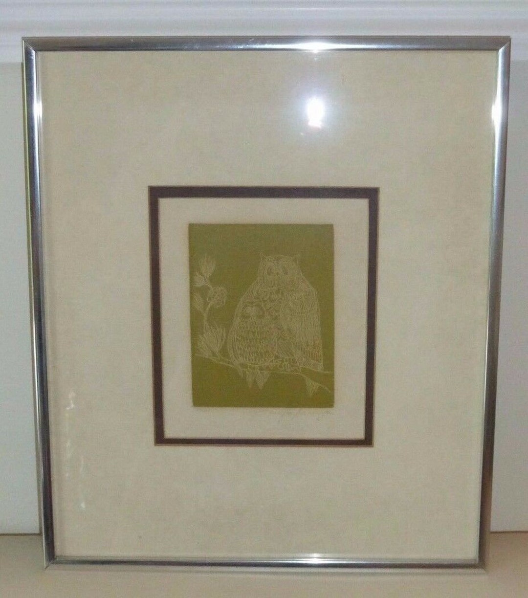 Jennifer Berringer Signed and Framed Print Owls Numbered 159/200 - Etsy