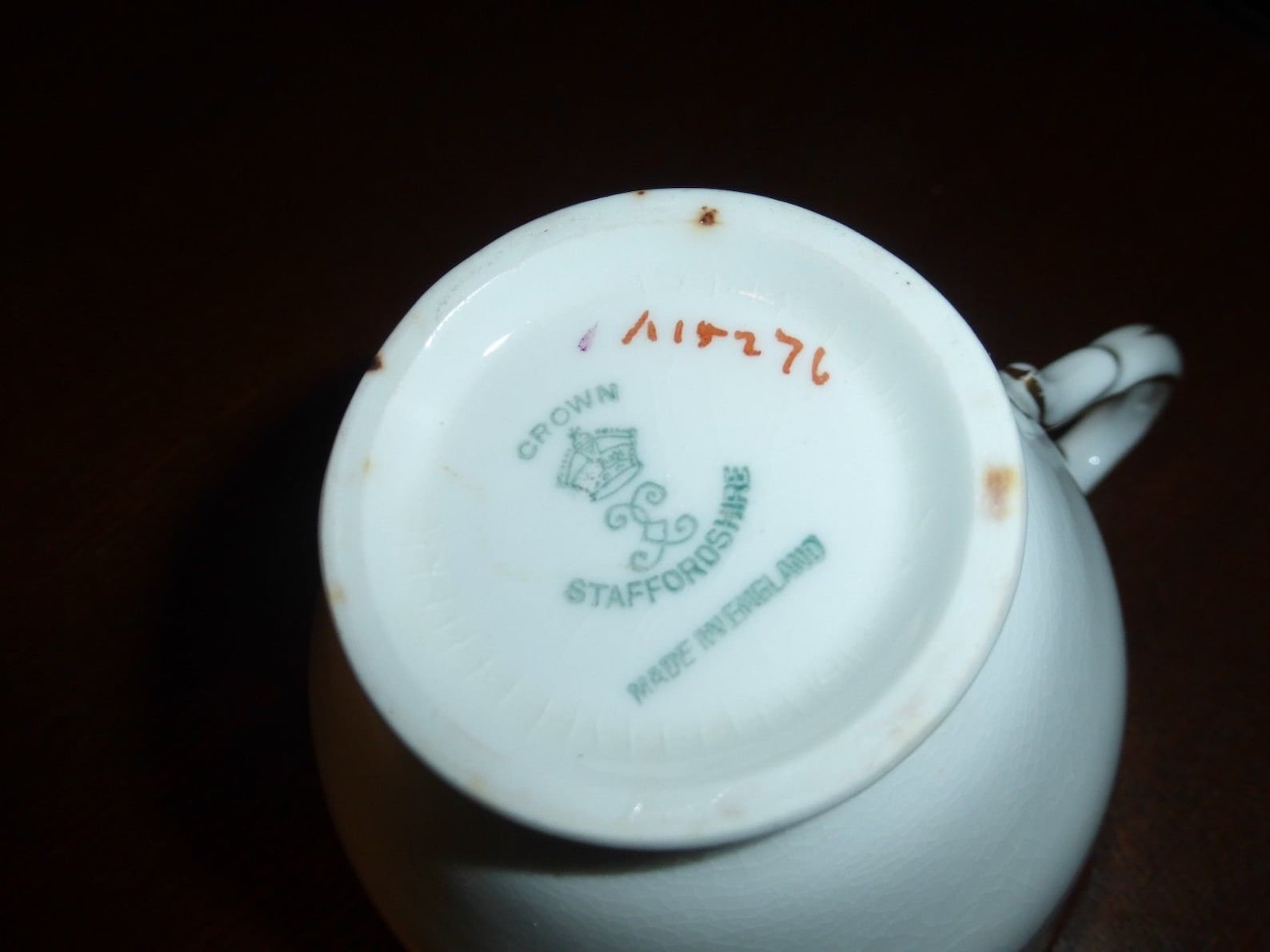 Vintage Crown Staffordshire Porcelain Set of 9 Cups and | Etsy