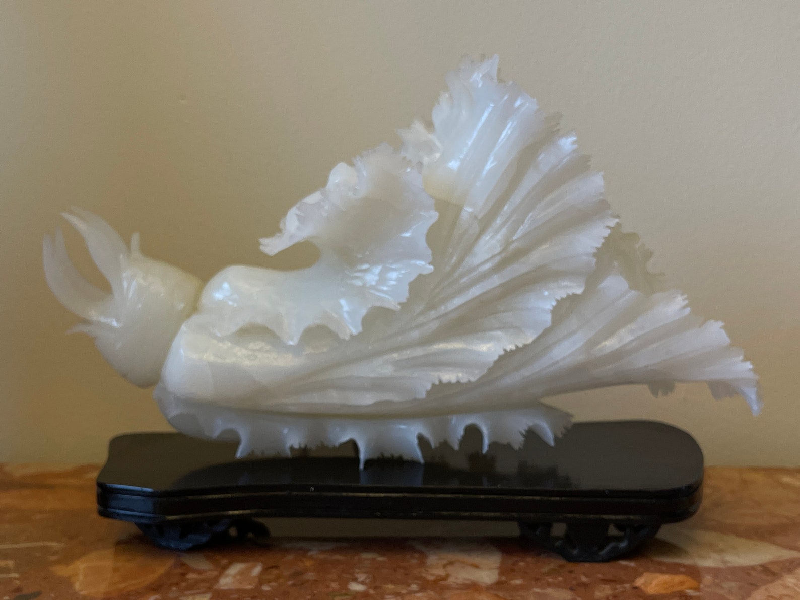 Antique Chinese Hand-carved White Jade Fortune Cabbage - Etsy