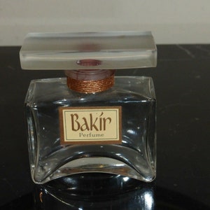 Vintage Germaine Monteil Bakir Perfume Bottle With Glass Stopper 2 3/4 ...