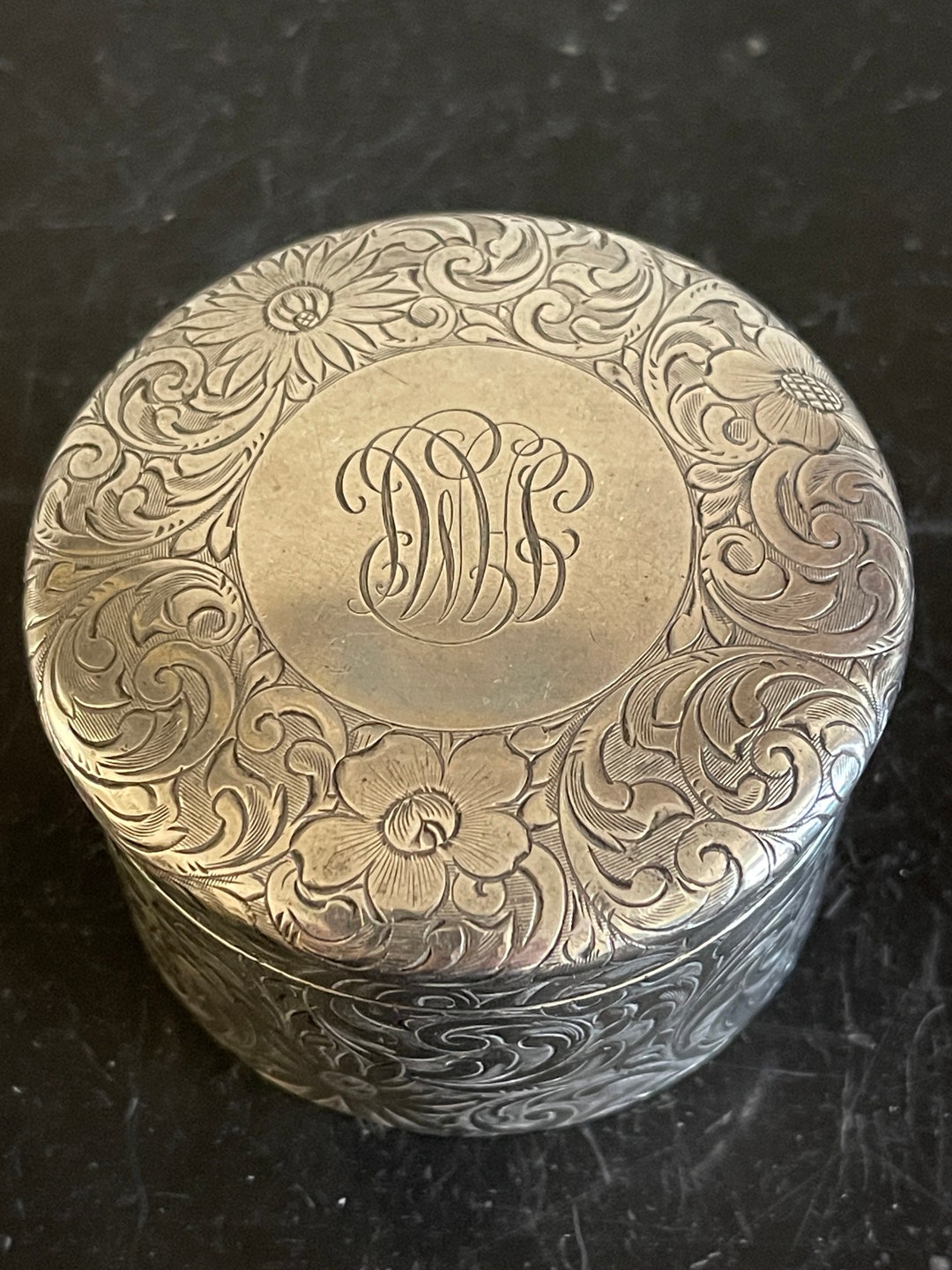 Rare Tiffany & Co. Makers Antique Sterling Silver Engraved Trinket ...