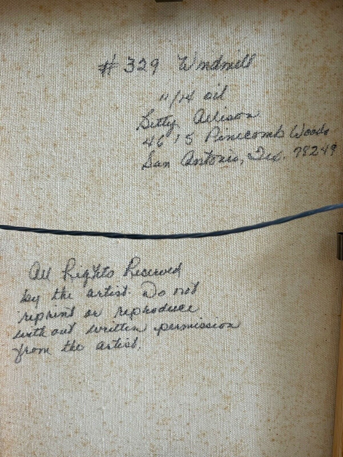 American Texas Artist Betty Allison Original 1977 Oil on | Etsy