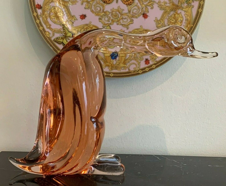 Murano Cenedese Archimede Seguso Large Duck Goose Hand Blown | Etsy