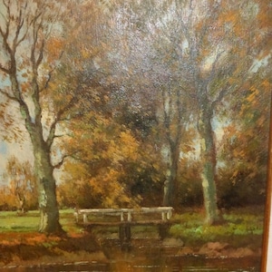 Listed Dutch Artist Willem Hendriks (1888 - 1966) Framed Oil Painting ...