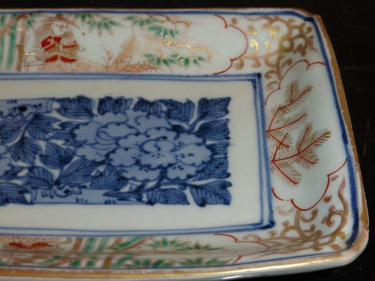 Antique Chinese Rectangular Tray or Dish 8 1/4 by - Etsy