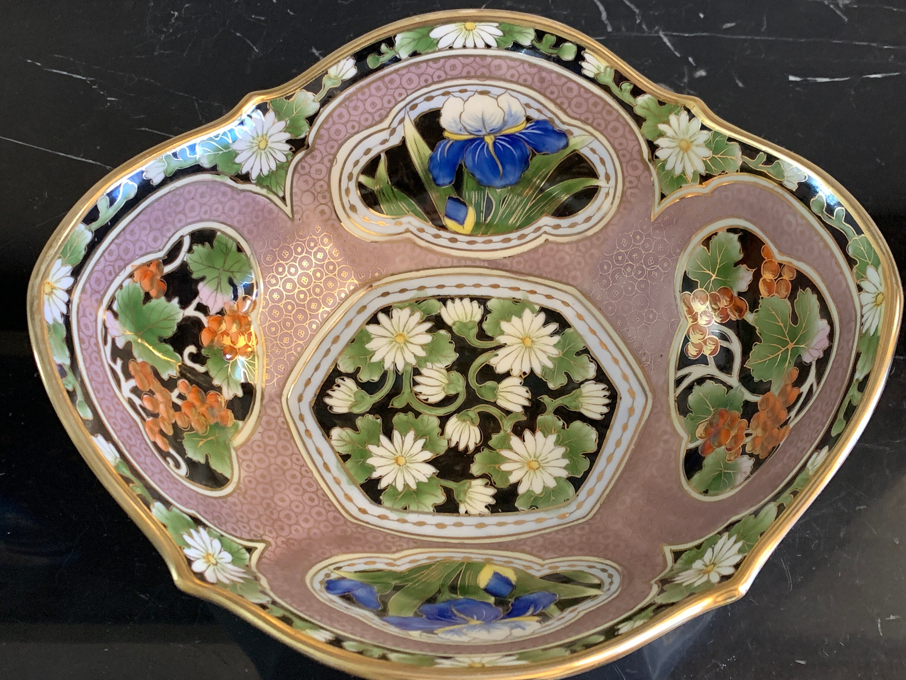 Antique Nippon Morimura Noritake Fabulous Hand Painted Panels Porcelain ...