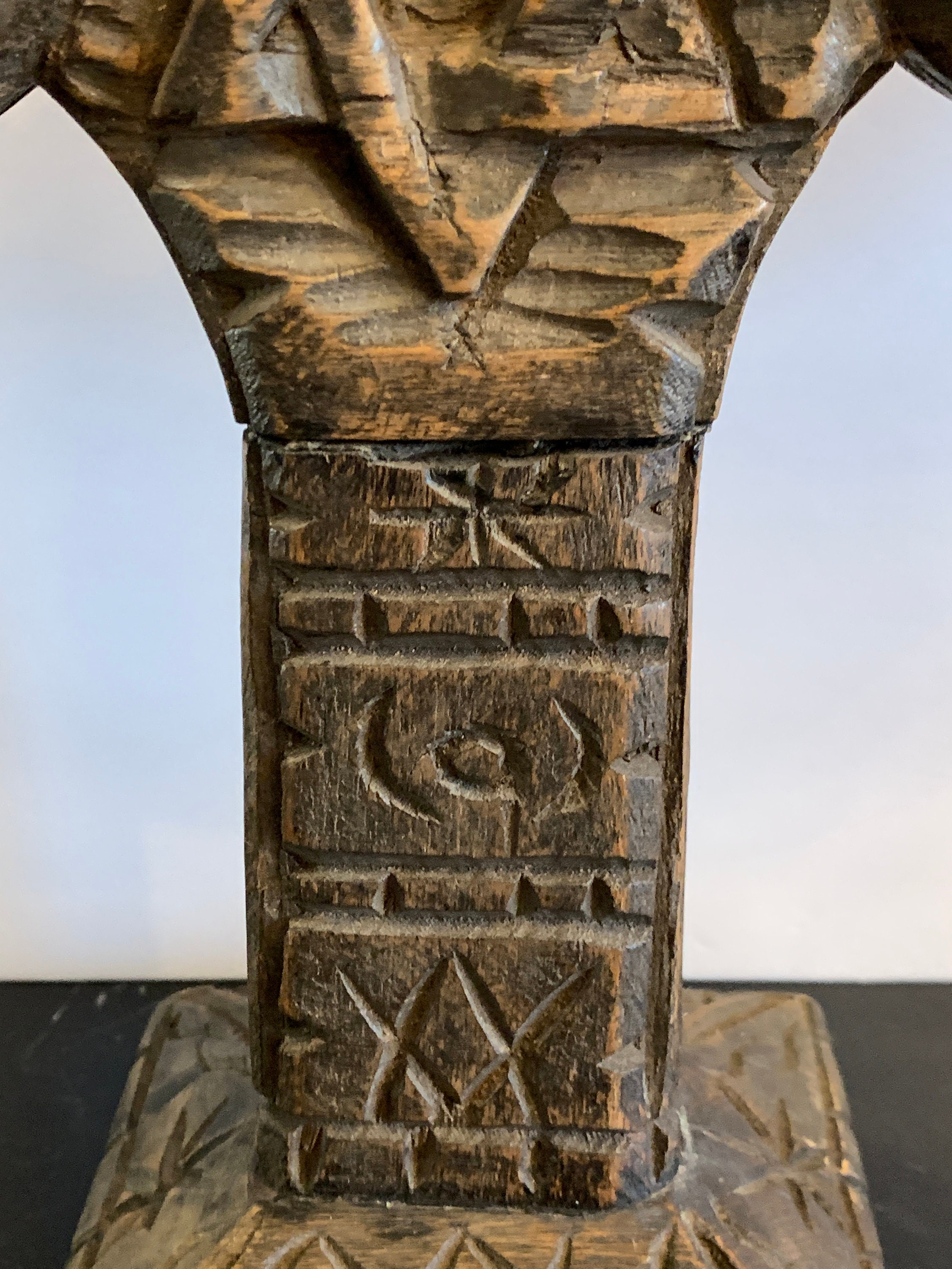 Vintage Signed Hand Carved Wood Jewish Judaica Hanukkah | Etsy