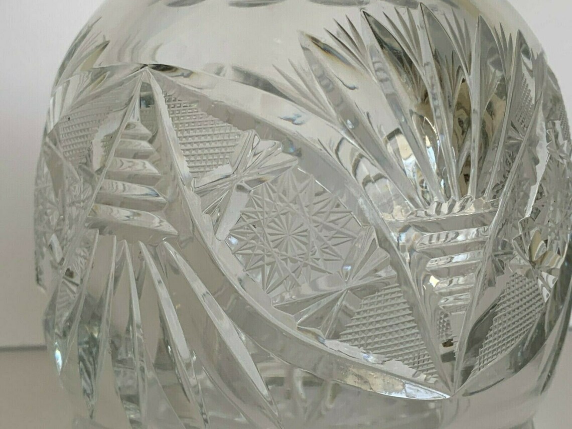 Antique Anglo Irish Cut Crystal Glass Decanter - Etsy