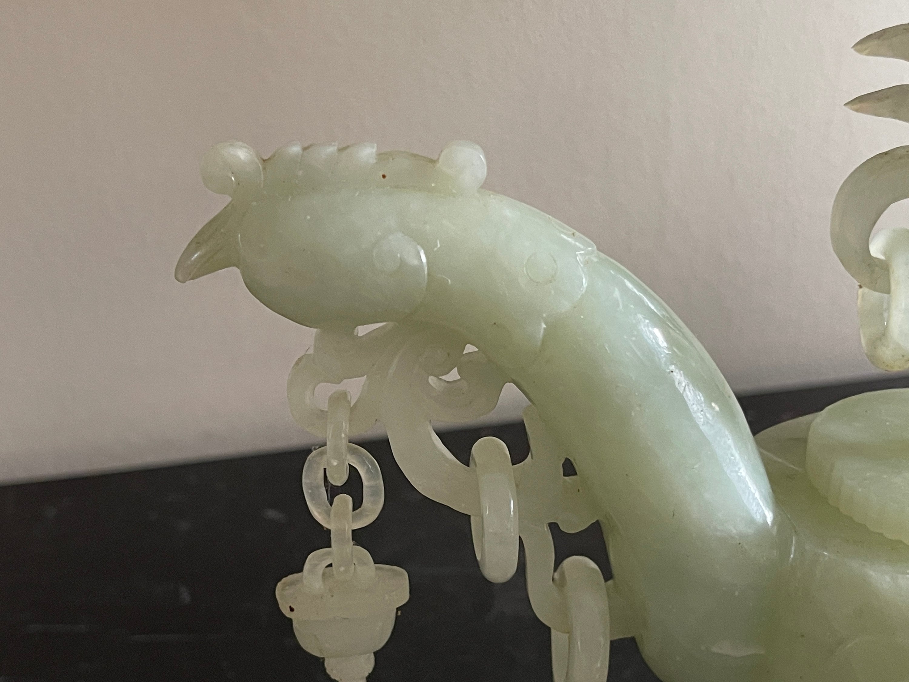 Antique Unusual Rooster Shaped Chinese Hand Carved Jade - Etsy