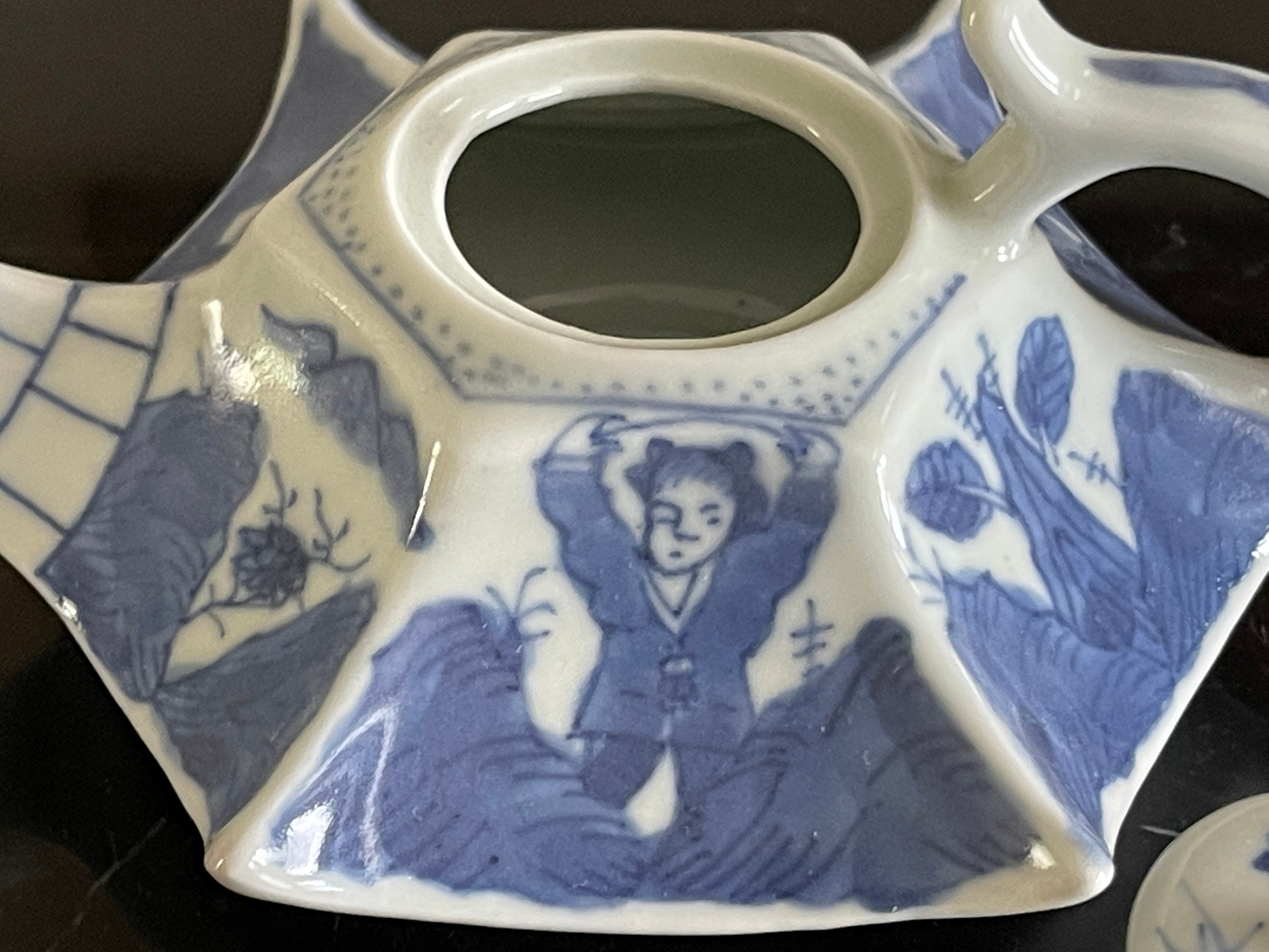 Chinese Export Daoguang Period Mark Blue and White Pottery - Etsy