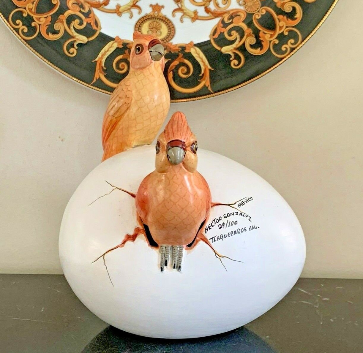 Hector Gonzalez Limited Edition Art Pottery Birds Hatching | Etsy
