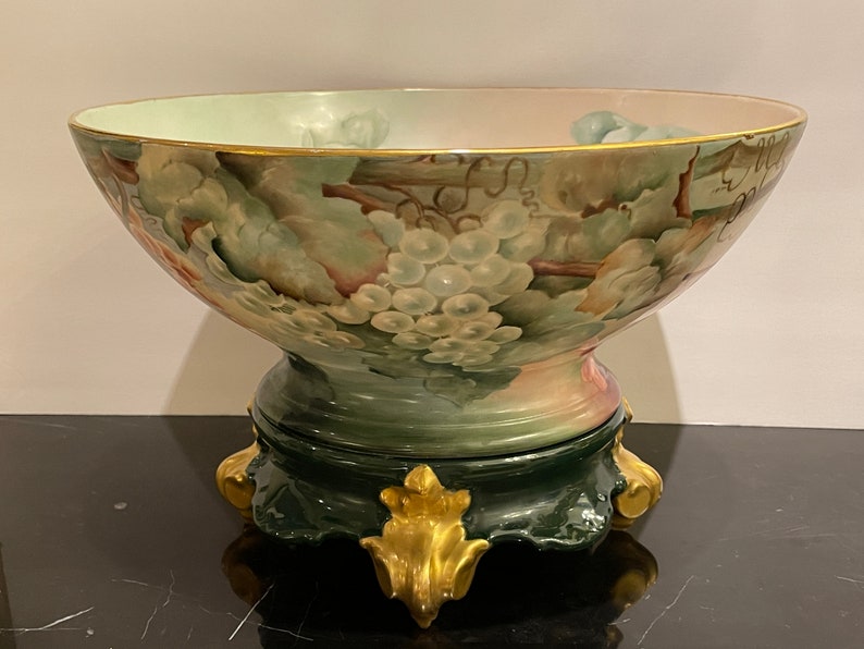 Antique 1914 Limoges Porcelain T&V Edith Dunn Hand Painted - Etsy