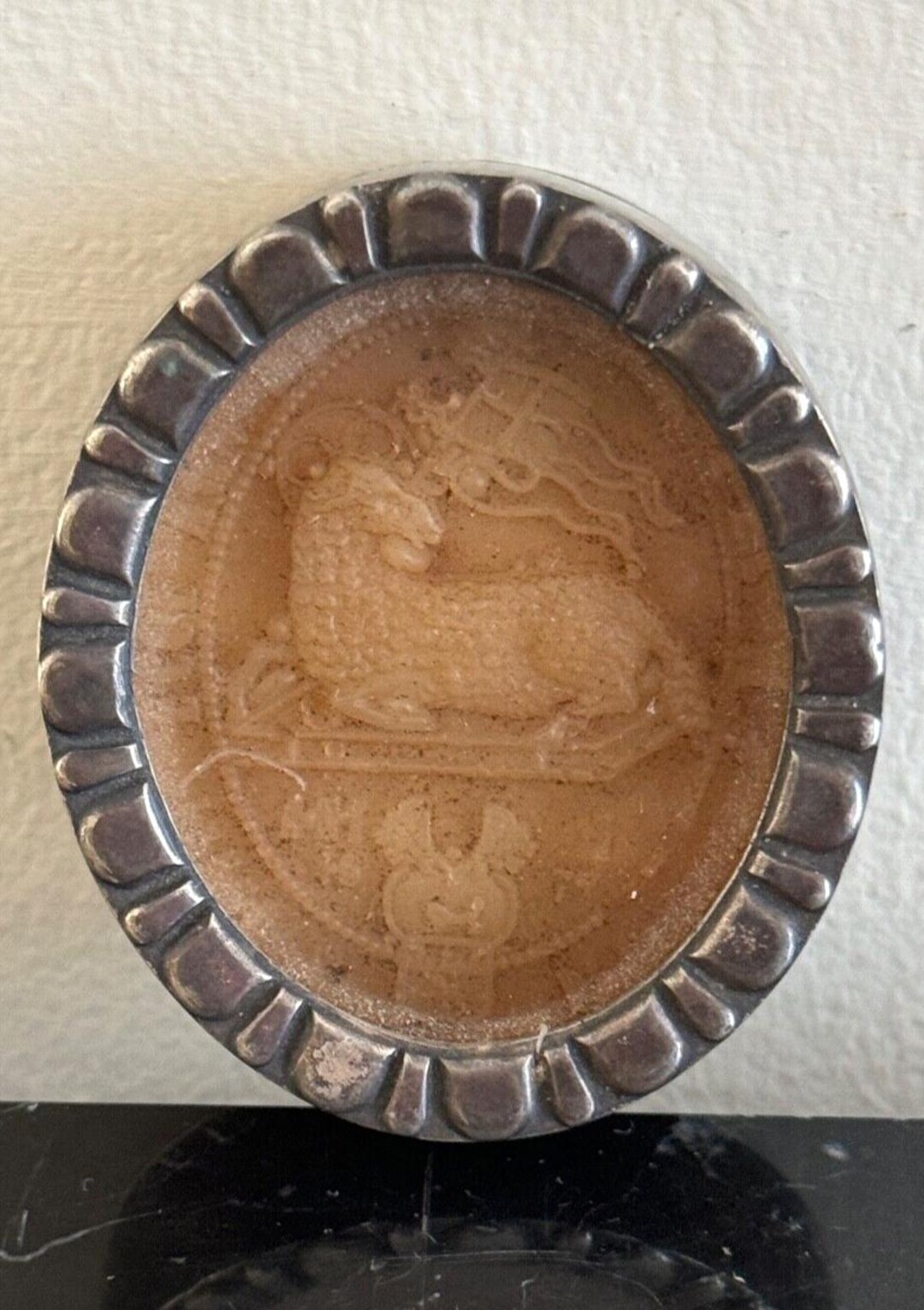 Agnus Dei Lamb of God 1725 Pope Benedict XIII Vatican Wax Seal in ...