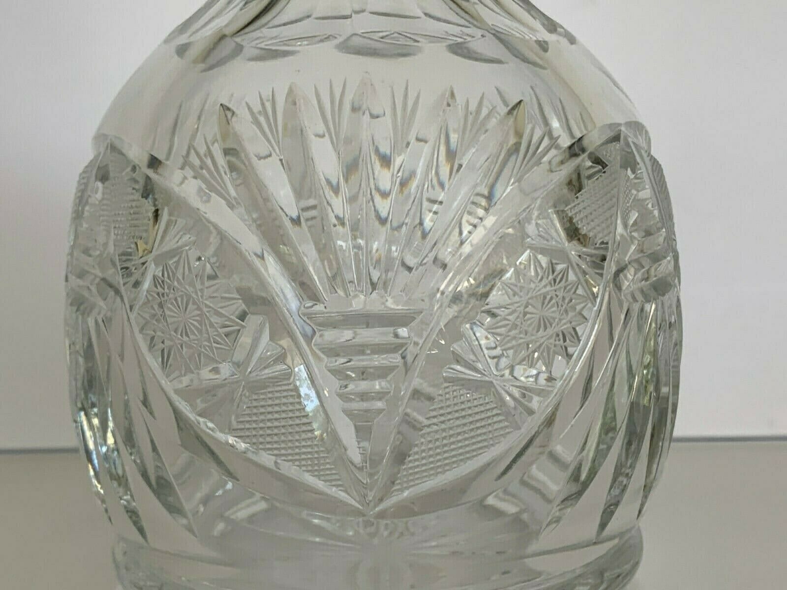 Antique Anglo Irish Cut Crystal Glass Decanter - Etsy
