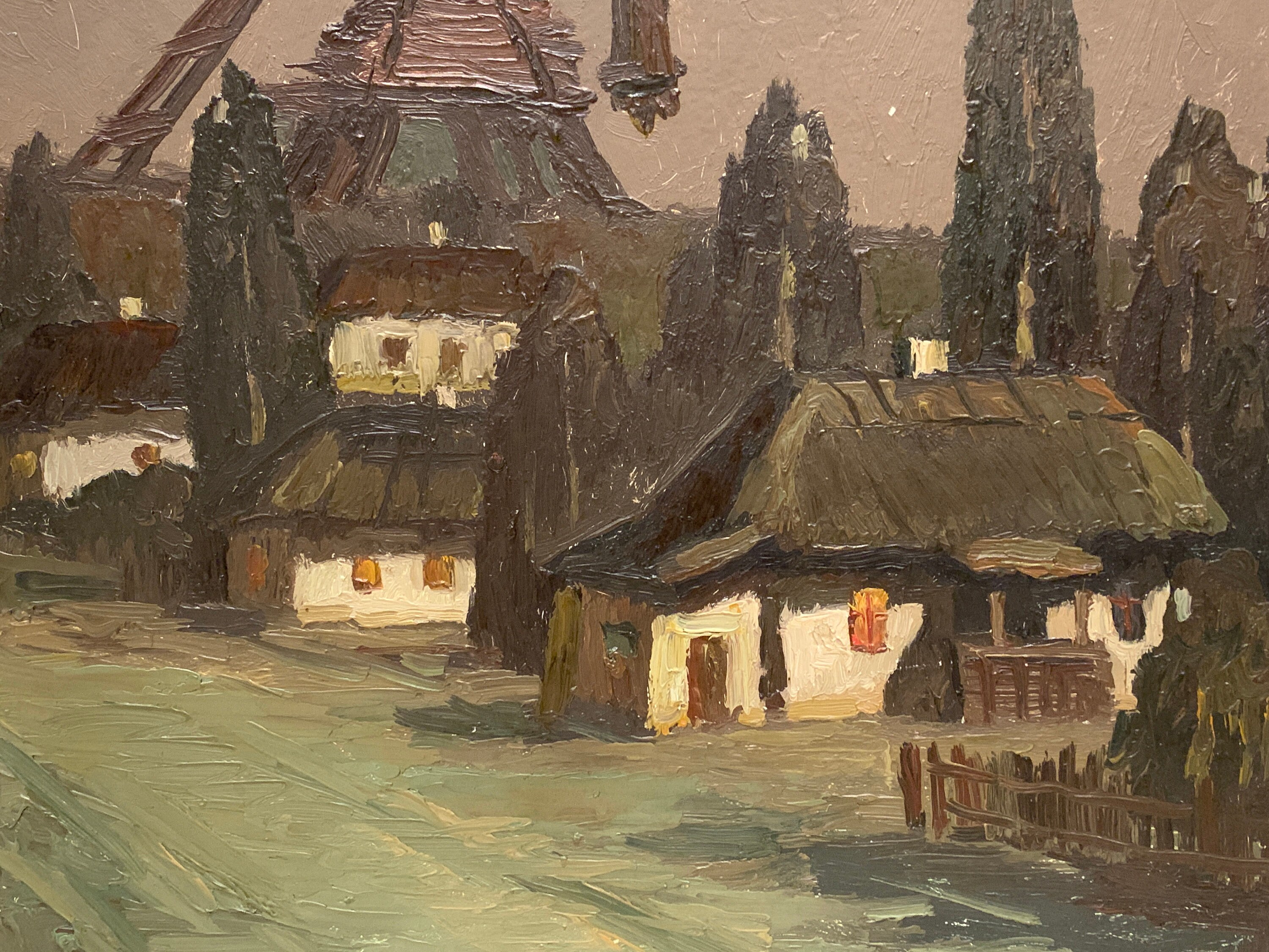 Impressionist Russian Oil Painting on Board With Strong Lively - Etsy