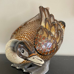 Vintage Gorgeous Folk Art Signed Sermel Tonala Jalisco, Mexico - Sergio ...