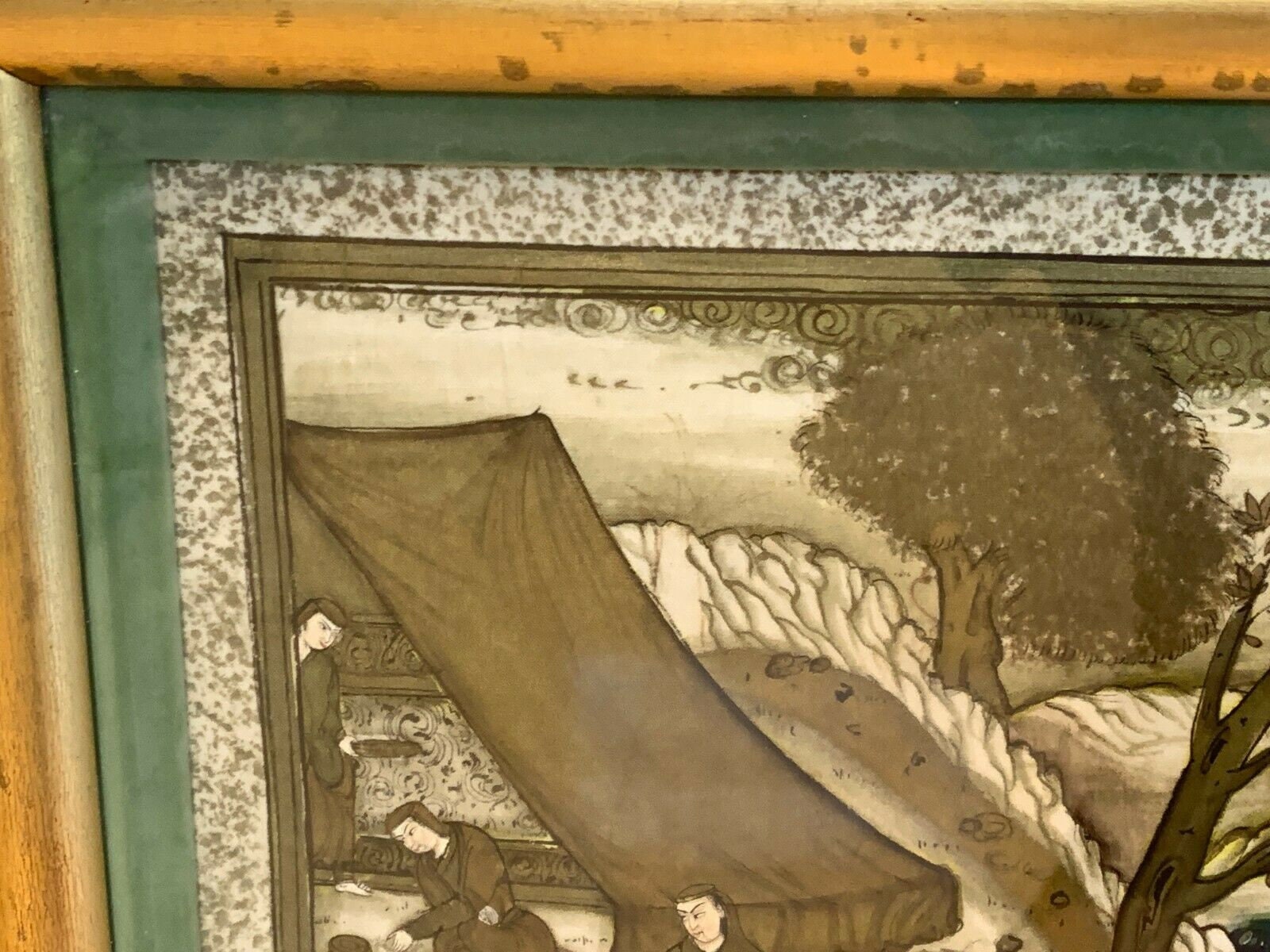 Impressive Vintage Ottoman Islamic Scene Framed Painting on | Etsy