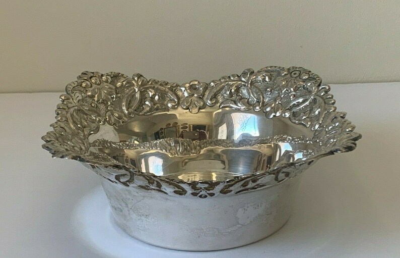 Spectacular Vintage Repousse Silver 270 Grams Art Nouveau - Etsy