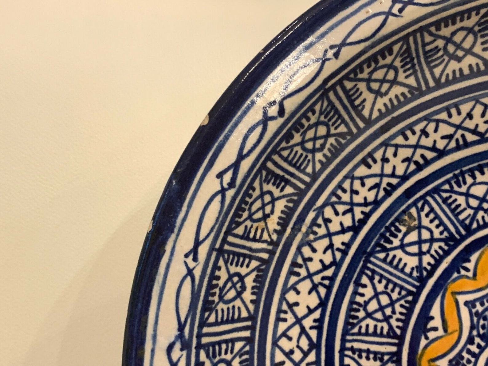 Antique Spanish Hispano-moresque 14 Pottery Wall Plate - Etsy