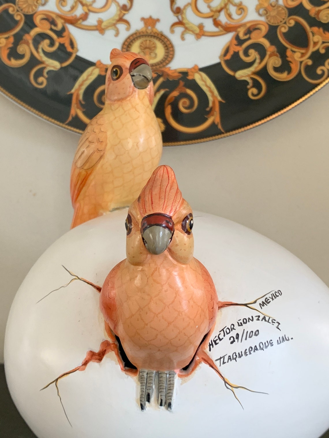 Hector Gonzalez Limited Edition Art Pottery Birds Hatching - Etsy