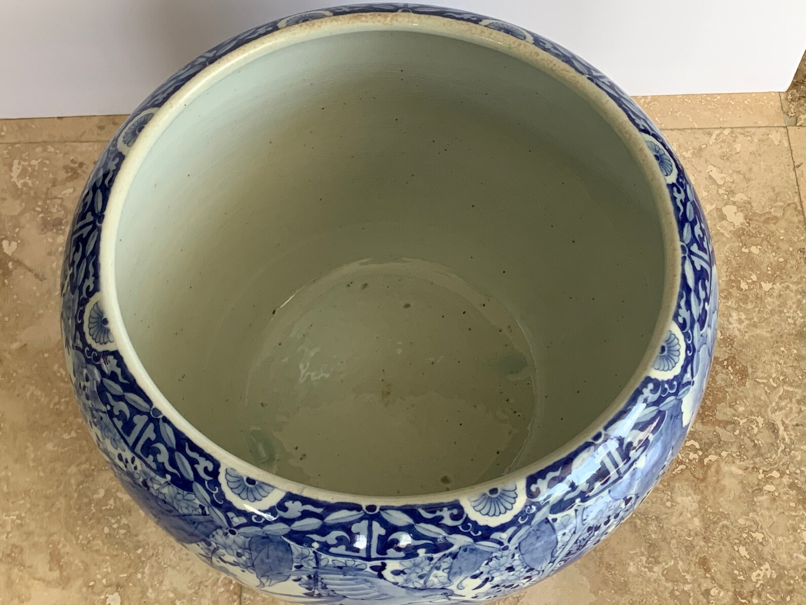 Impressive Old Chinese Blue & White Porcelain Birds Floral - Etsy