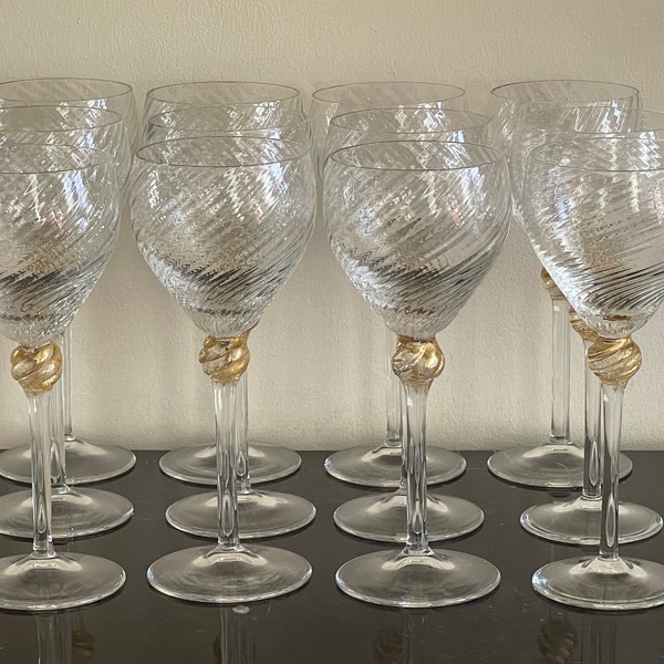 Murano Italian Stemware - Etsy