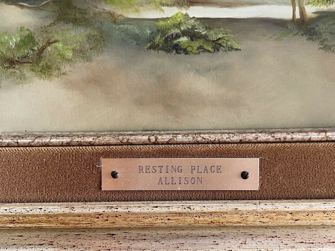 American Texas Artist Betty Allison Original 1977 Oil on - Etsy