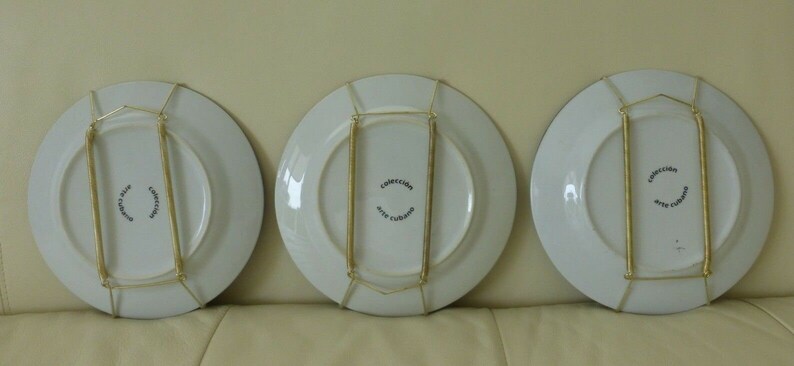 Decorative Wall Plates Depicting Paintings by Artist David Rodriguez - Etsy
