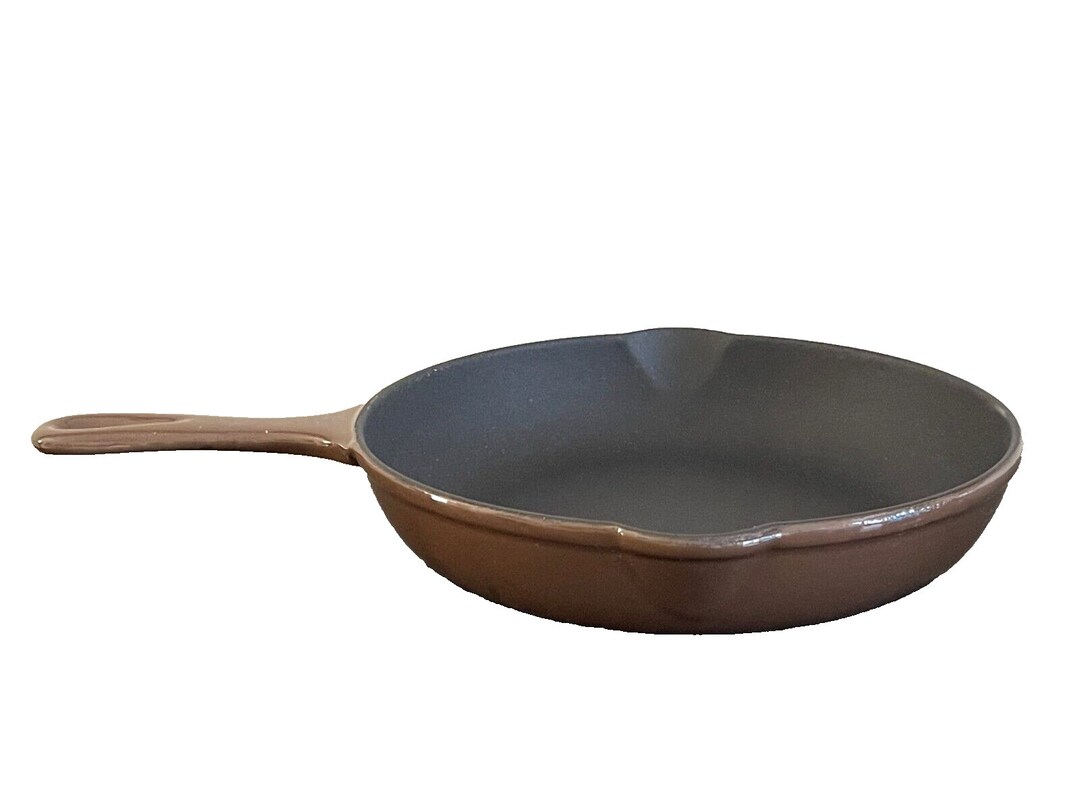 Vintage Cousances France Brown Cast Iron Skillet - Etsy