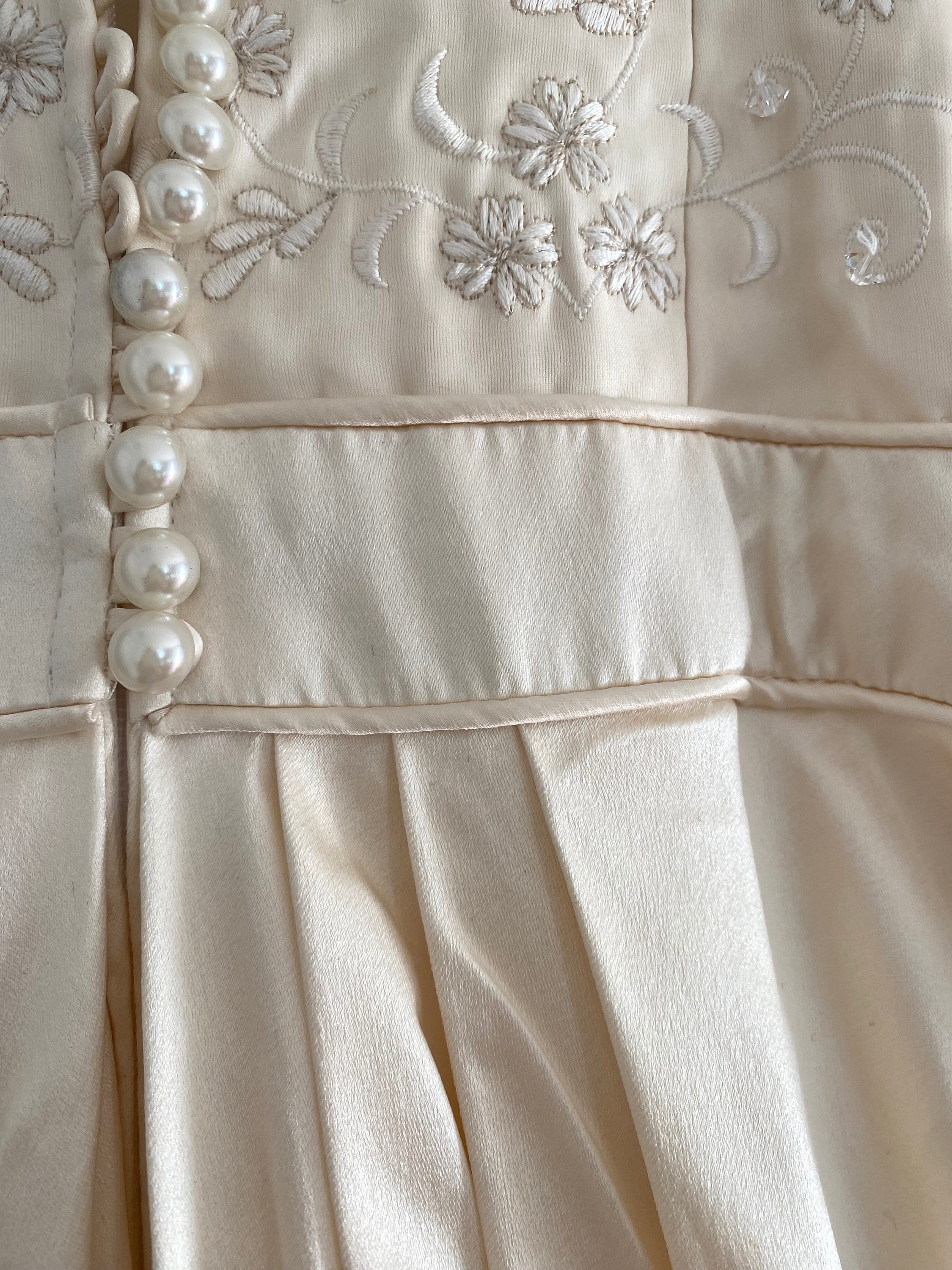 Vintage 2000s Renella De Fina Silk Wedding Gown - Etsy