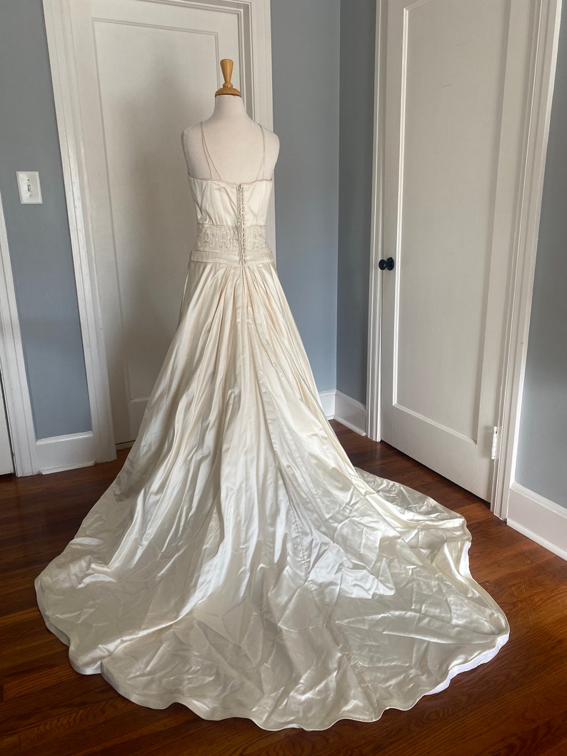 Vintage 2000s Renella De Fina Silk Wedding Gown - Etsy