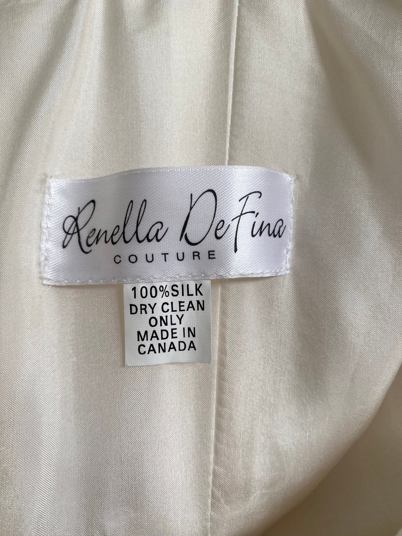 Vintage 2000s Renella De Fina Silk Wedding Gown - Etsy