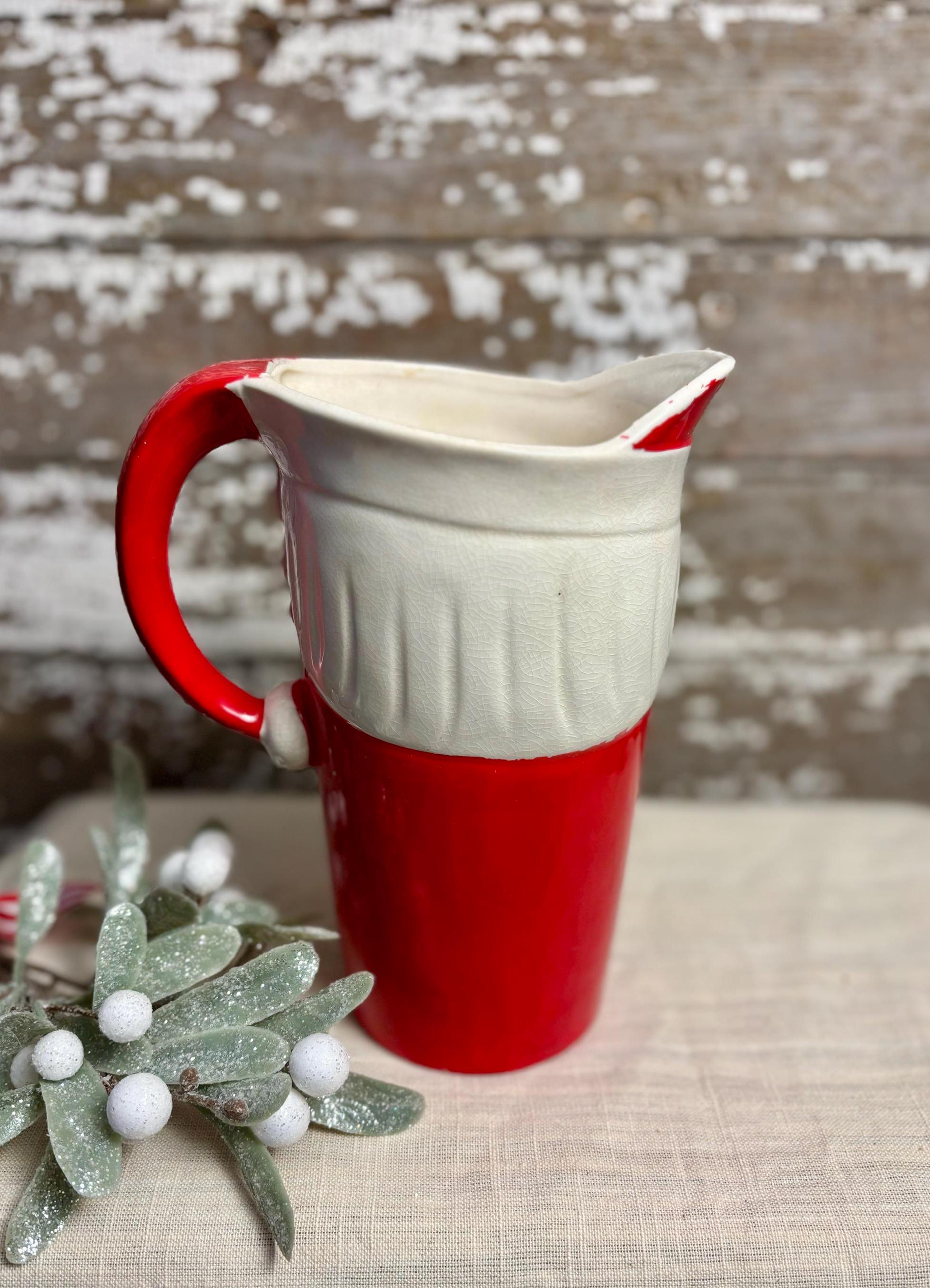 Vintage Holt Howard Winking Santa Pitcher - Holt Howard Christmas ...